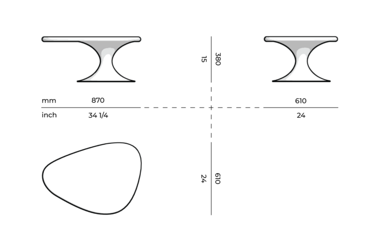 Flow Coffee Table Set – Mozea