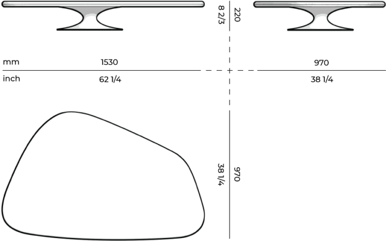 Flow Coffee Table Set – Mozea