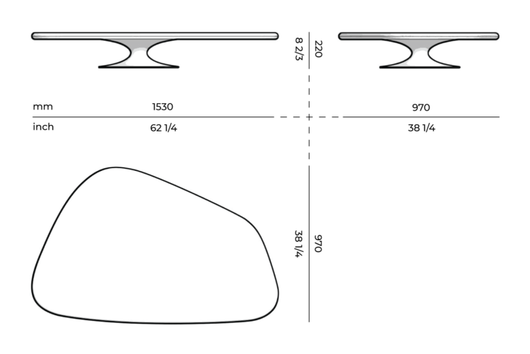 Flow Coffee Table Set – Mozea