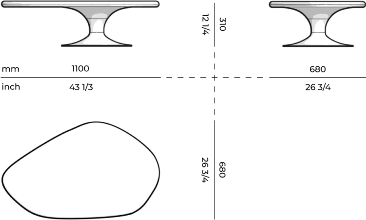 Flow Coffee Table Set – Mozea