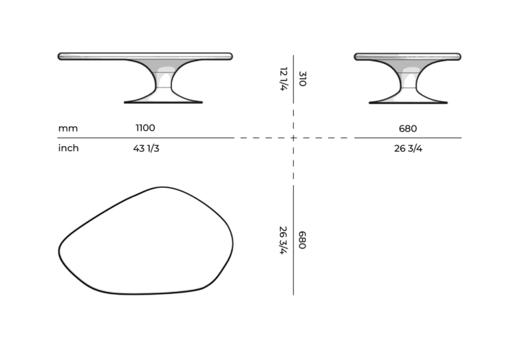 Flow Coffee Table Set – Mozea