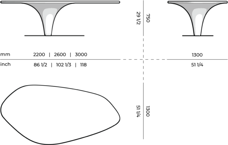 Flow Dining Table – Mozea