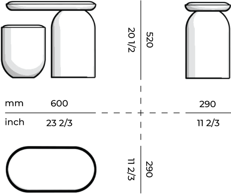 Quartam Side Table – Mozea