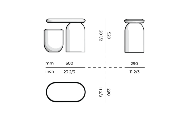 Quartam Side Table – Mozea