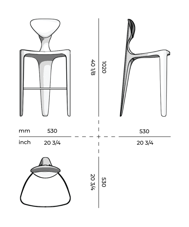 Thinker – Barstool – Mozea